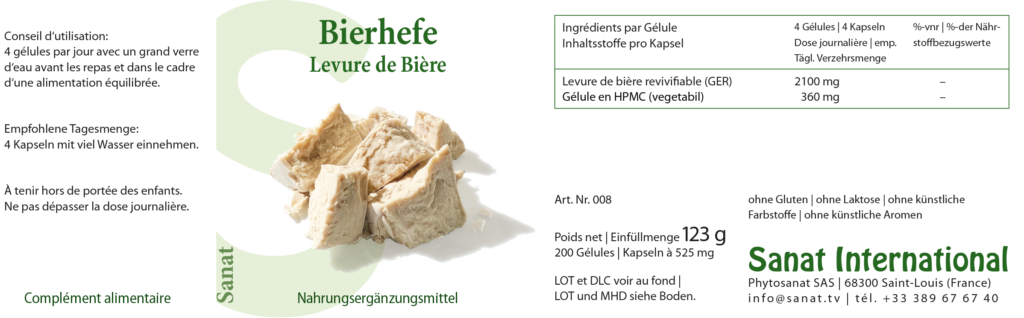 Bierhefe - Sanat International